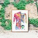 Muscular Anatomy Art, Anatomical Watercolor Painting, Anatomy Art ...