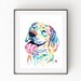 Beagle Wall Art by Whitehouse Art Pet Portrait Art Prints - Etsy