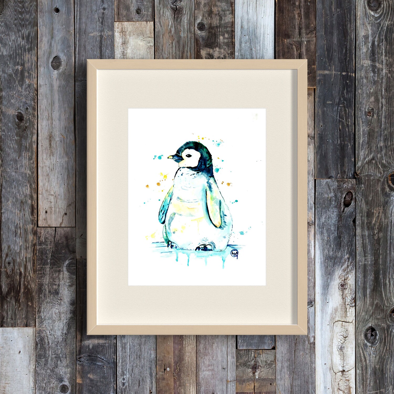 PENGUIN PRINT penguin watercolour penguin baby penguin art | Etsy