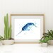 Narwhal Painting Narwhal Print Whale Print Narwhal Art - Etsy
