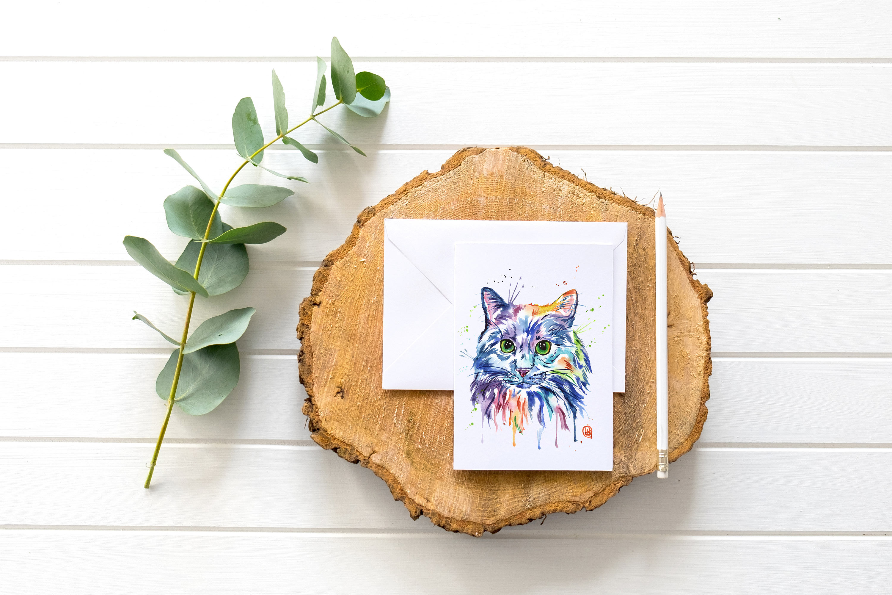 Cat Artwork Cat Art Cat Lover Gift Cat Memorial Gifts for | Etsy