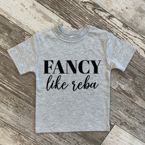 Fancy Like Reba | Reba Mcentire Kids Tee | Country Kids T-shirt - Etsy