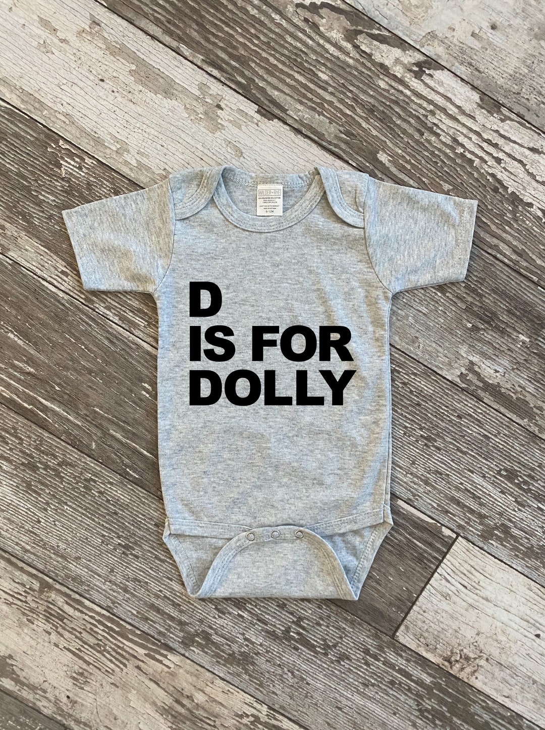 D is for Dolly Dolly Parton Baby Bodysuit Alphabet Baby Gear - Etsy