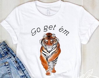 Go Get Em Tiger | Etsy