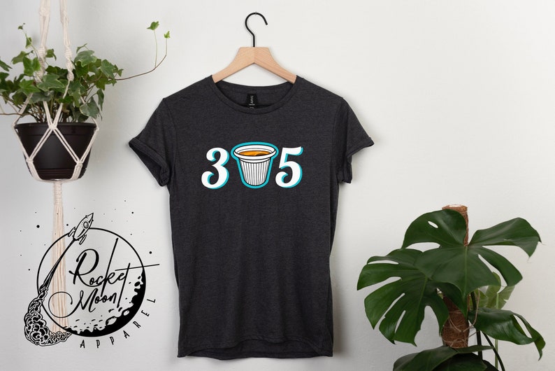 305 Cafecito T-shirt Miami Vibe Shirt Miami Travel Shirt - Etsy