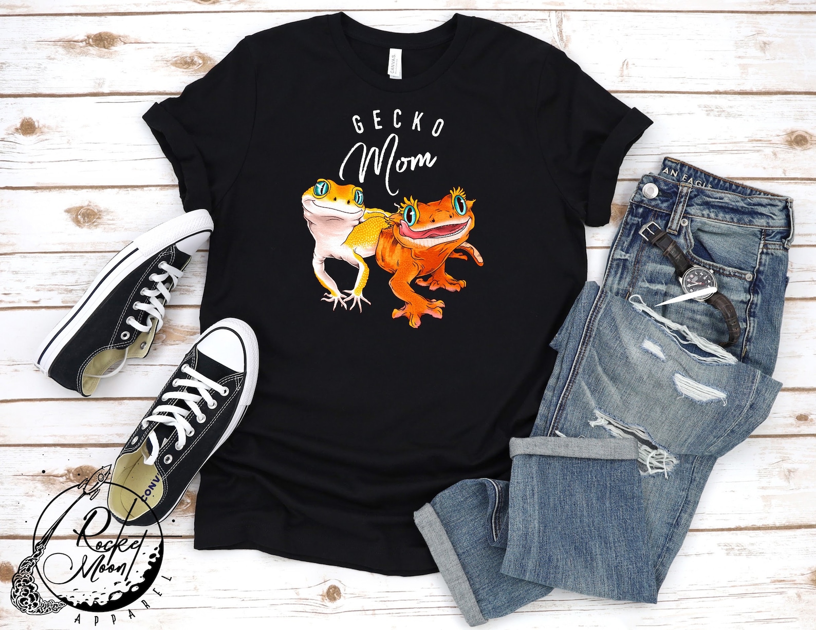Gecko Mom Shirt Crested Gecko Leopard Gecko Shirt Gecko - Etsy