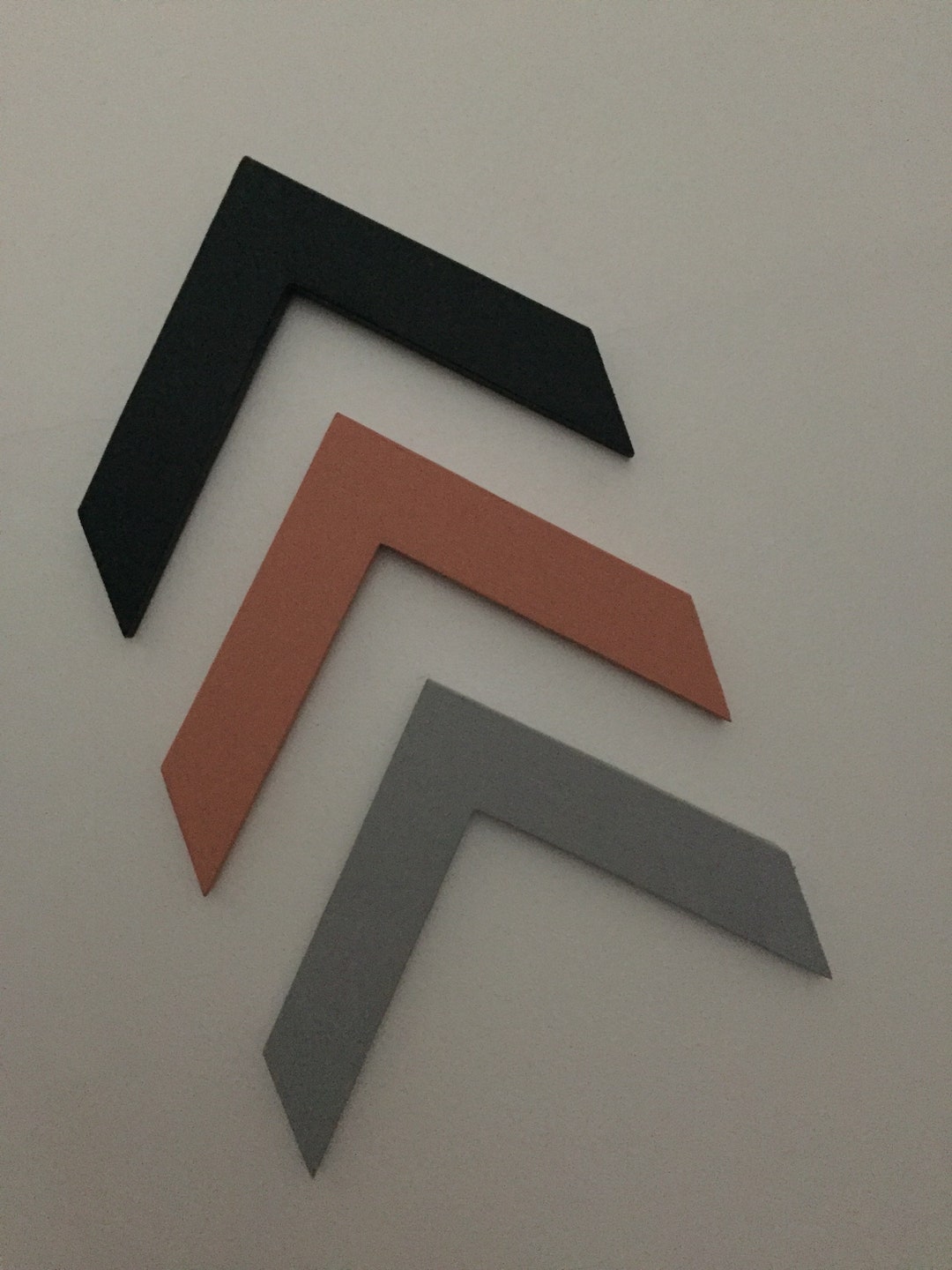 Set of 3 Chevrons Wall Decor Funky Wall Decor - Etsy.de