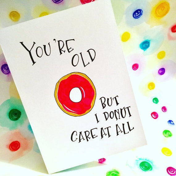 Hand Drawn Colourful Funny Pun Card. Blank Inside Comes With | Etsy