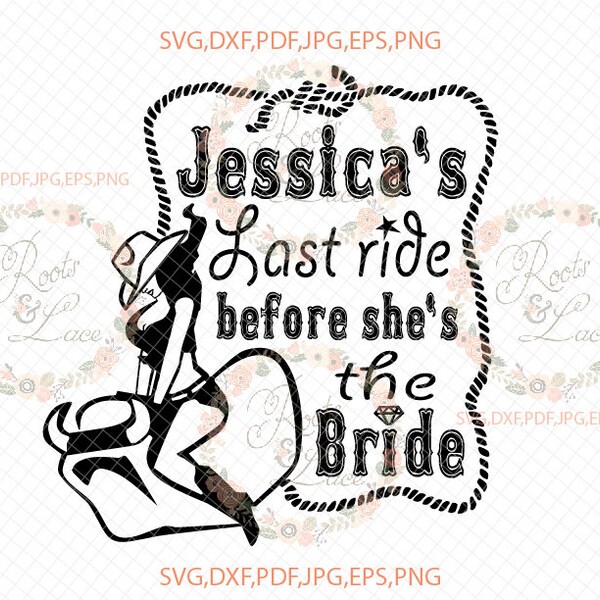 Brides Last Ride Svg - Etsy