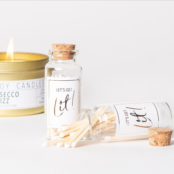 Candle and Matches Wedding Favors - Etsy