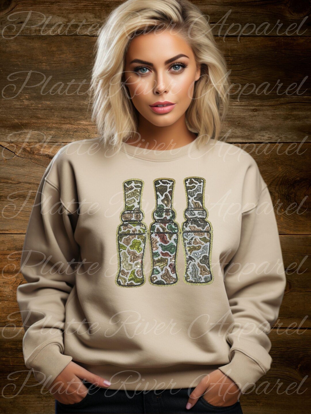 Sequin Camo Duck Calls Shirt, Duck Hunting Mama Apparel - Etsy