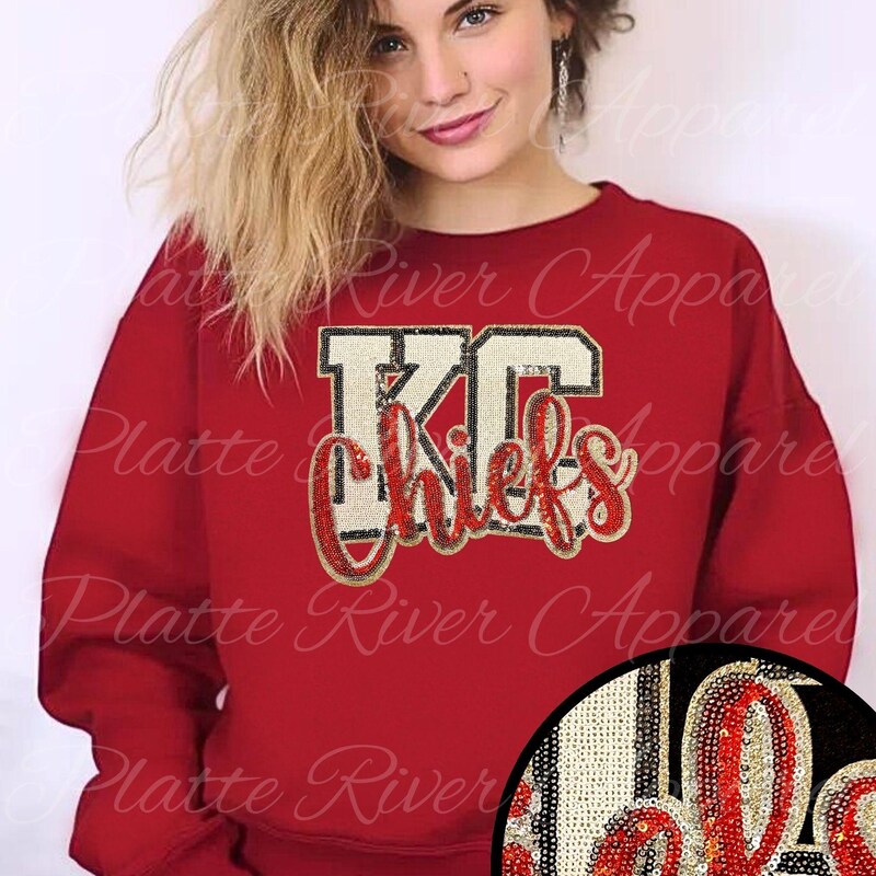 Bling Chiefs Womens Apparel - Etsy