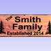 Personalized Custom Carved Cedar Wood Sign Rustic Plaque Last Name ...