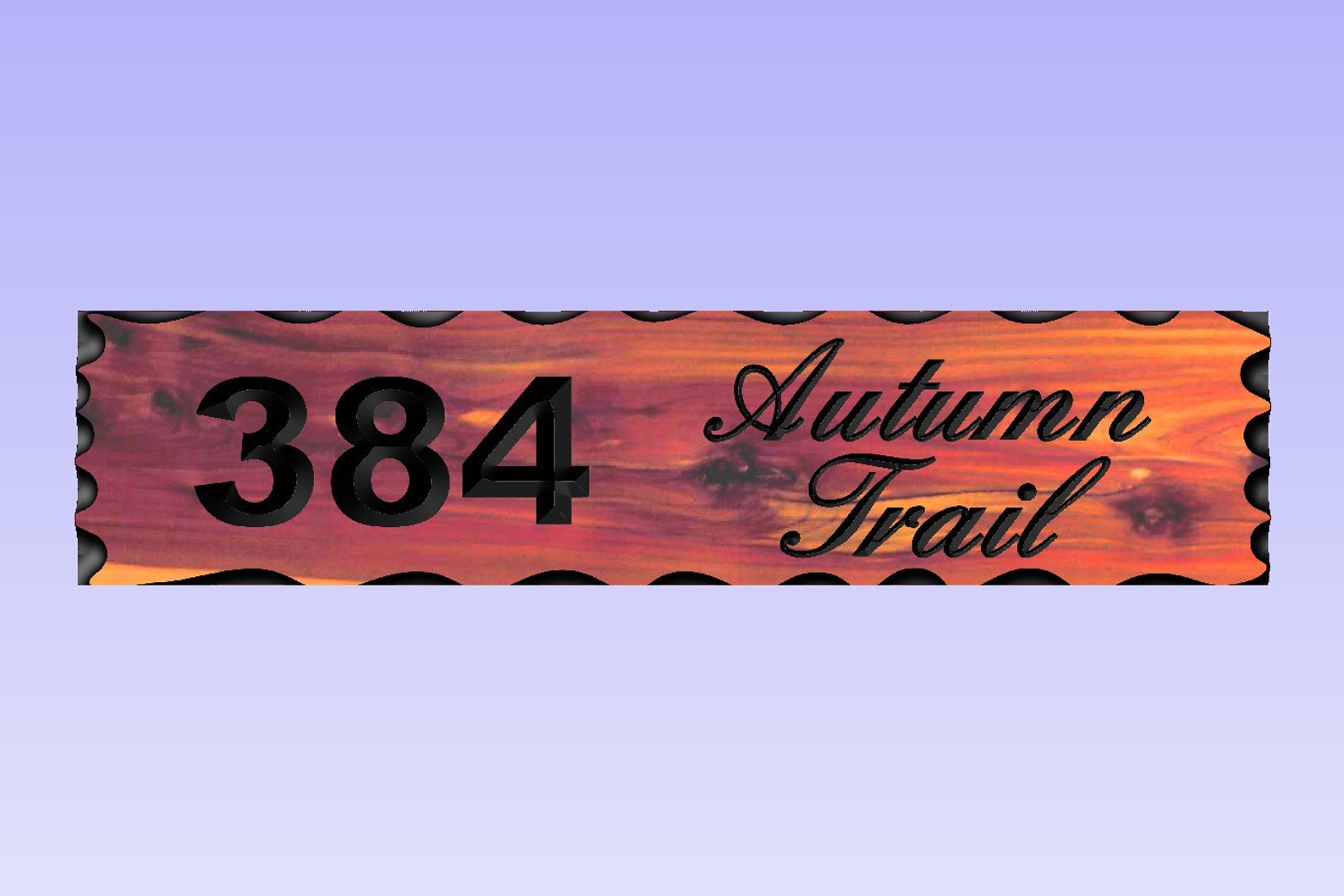 Personalized Custom Carved Cedar Wood Sign Rustic Plaque | Etsy