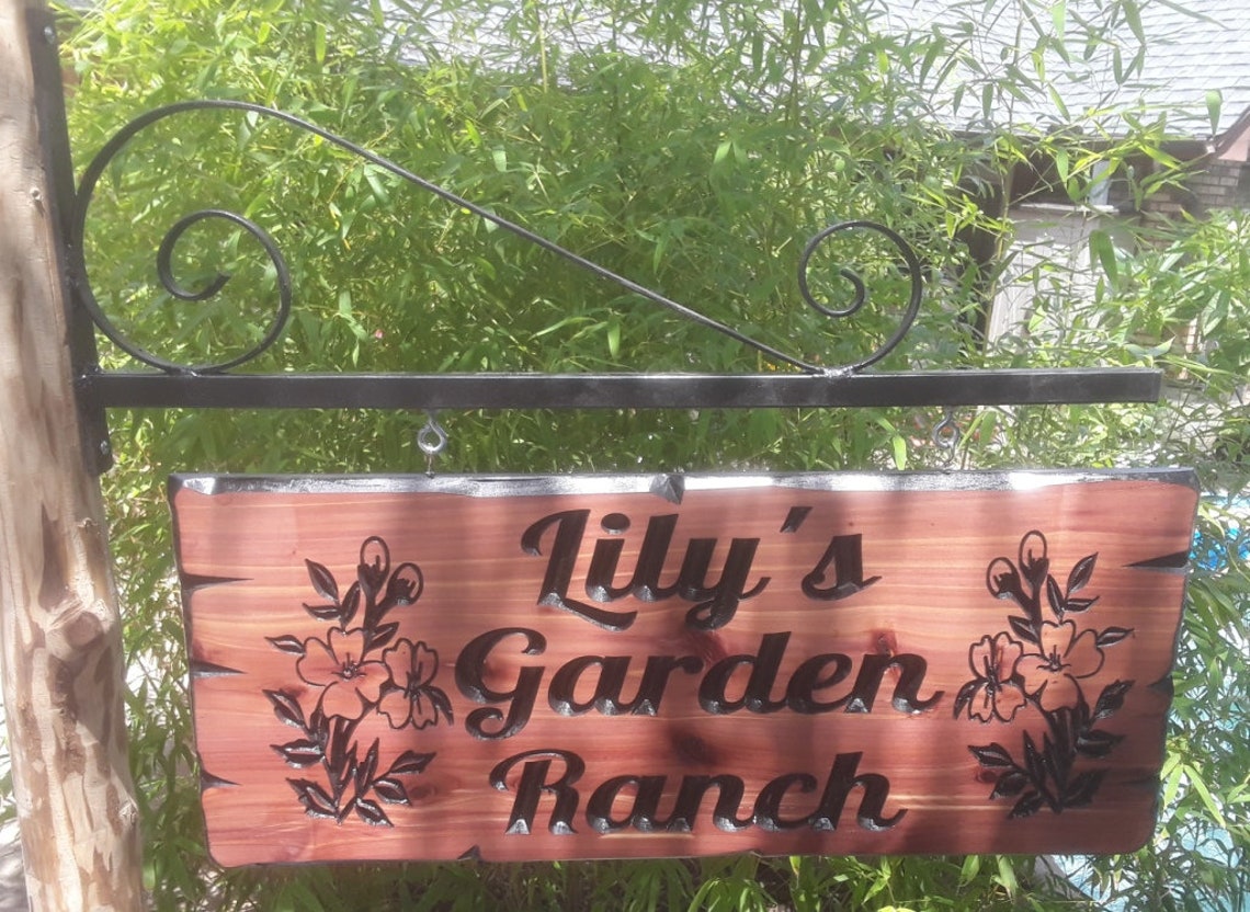 Metal Sign Hanger Bracket 24" Display Holder for Home, Yard or Business ...