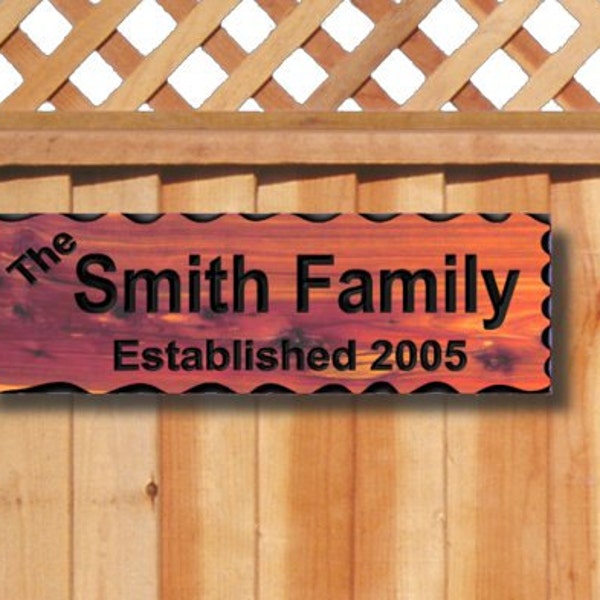 Cedar Wood Signs - Etsy