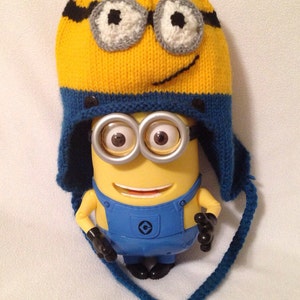 KNITTING PATTERN -minion Ear Flap Hat - Etsy