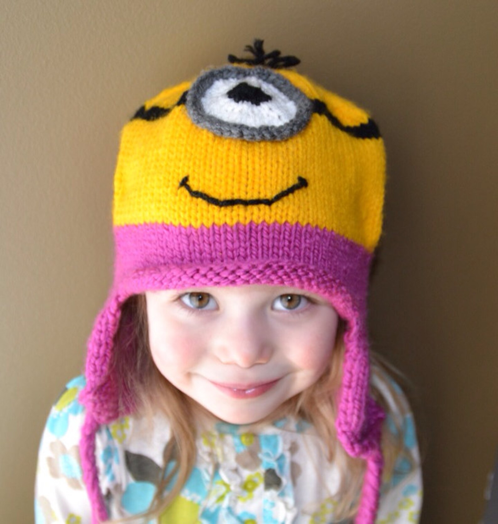 KNITTING PATTERN -minion Ear Flap Hat - Etsy