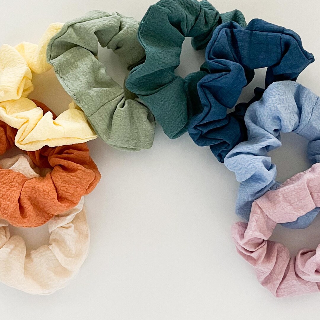 Boho Scrunchies - Choose ONE - Rainbow Colors / Build A Custom Gift Set ...