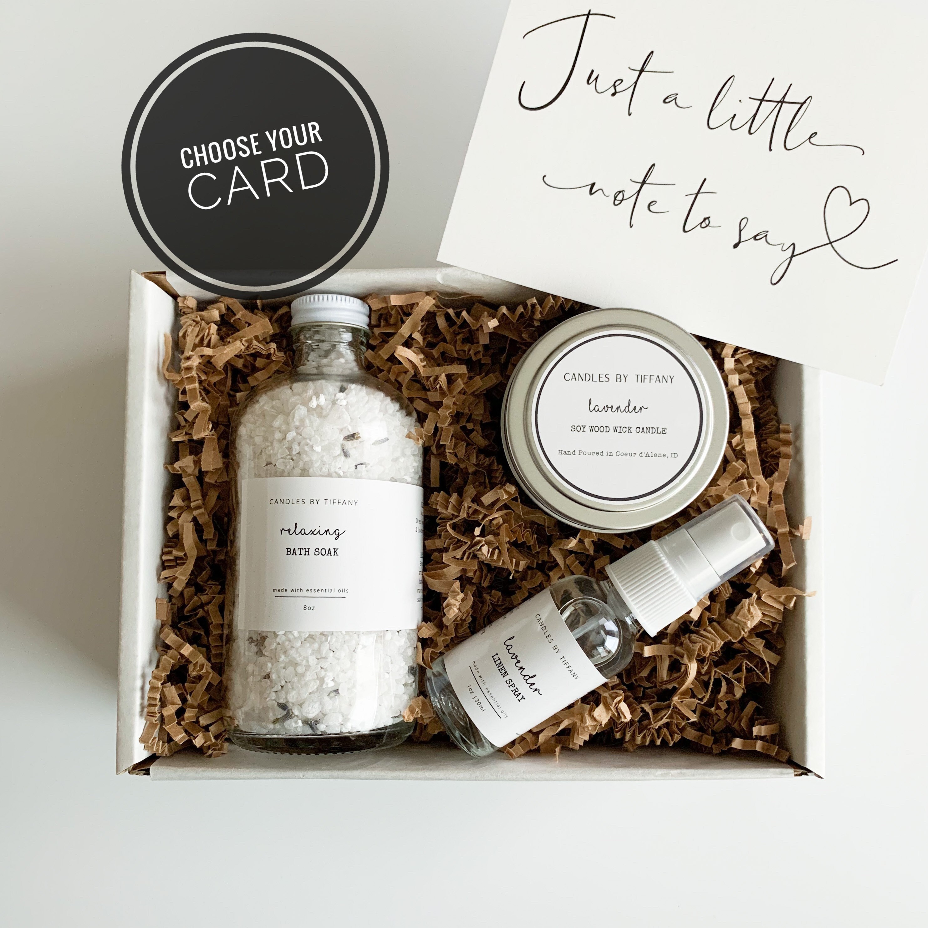 Self Care Box For Women / Customized Gift Box / Sending You | Etsy