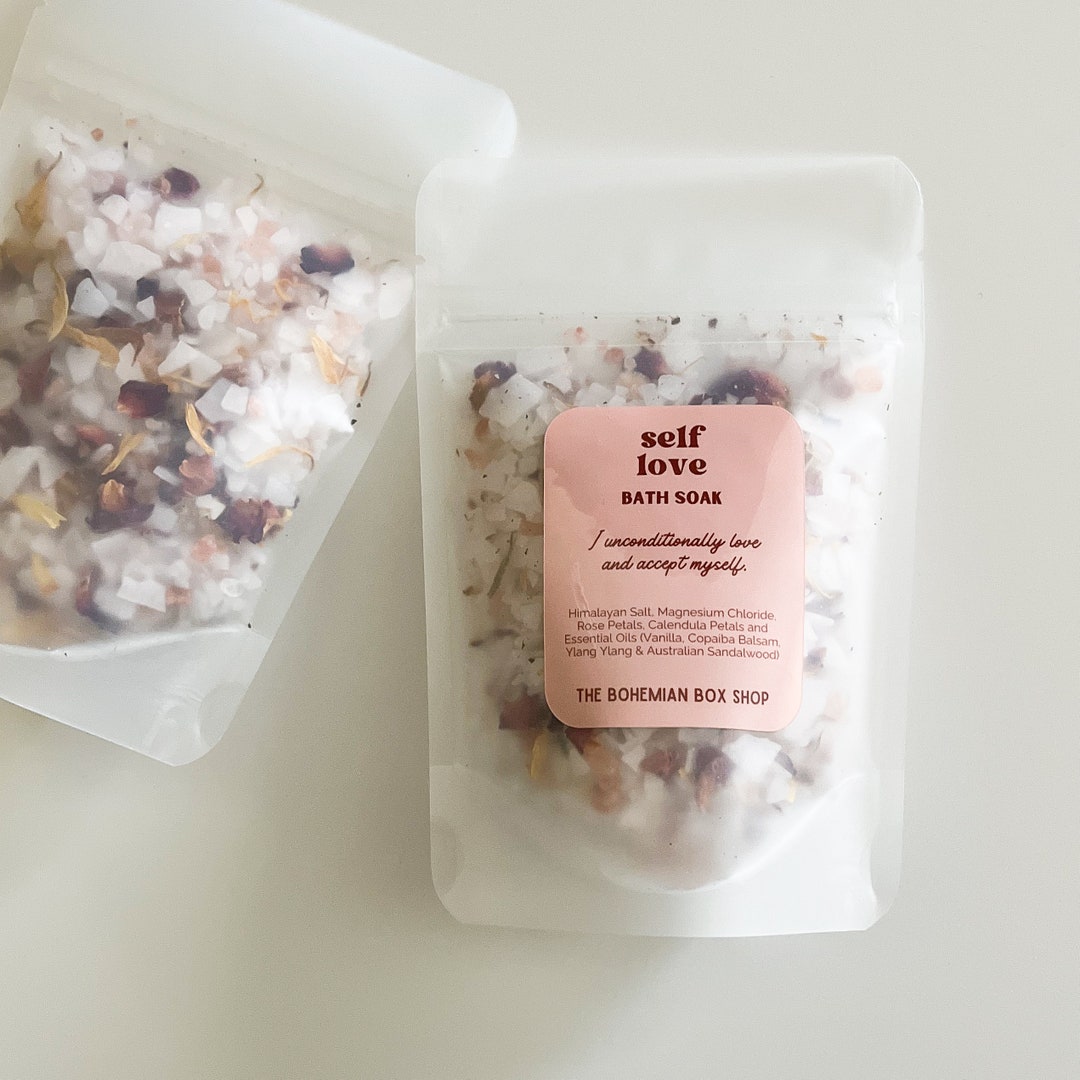 Self-love Bath Soak With Affirmation / Bath Salts for Unconditional ...
