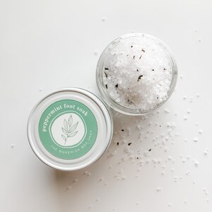Peppermint Foot Soak / Detox Foot Soak / Foot Soak / Relaxing Foot Soak ...