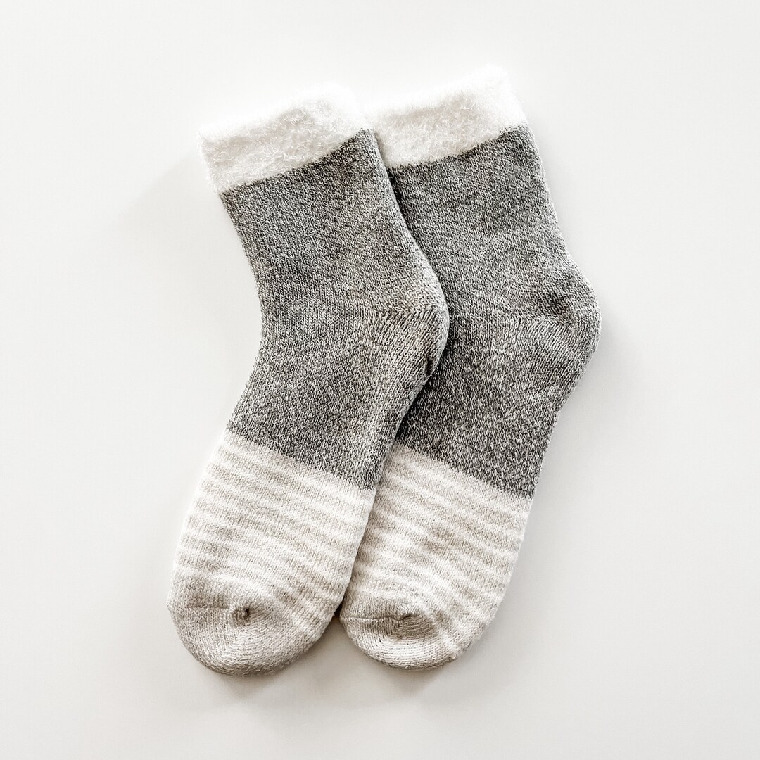 Womens Super Soft and Cozy Double Layer Ankle Socks / Send A - Etsy