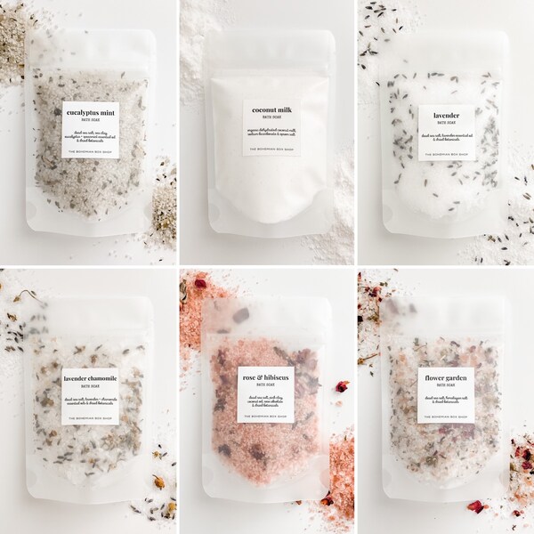 Botanical Bath Salts - Etsy