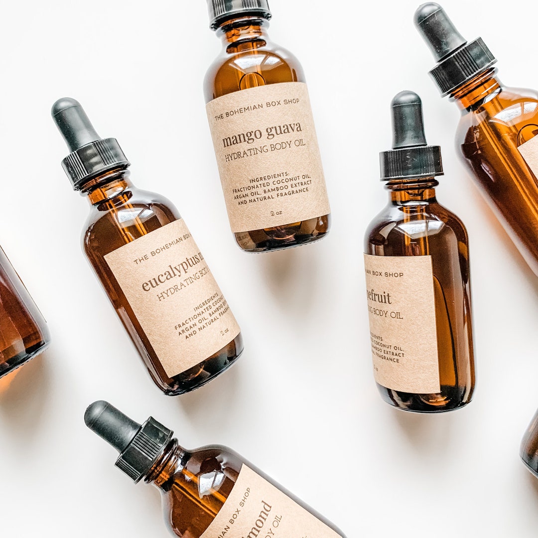 Natural Body Oils - Assorted Body Oils - Choose From Mango Guava, Sweet ...