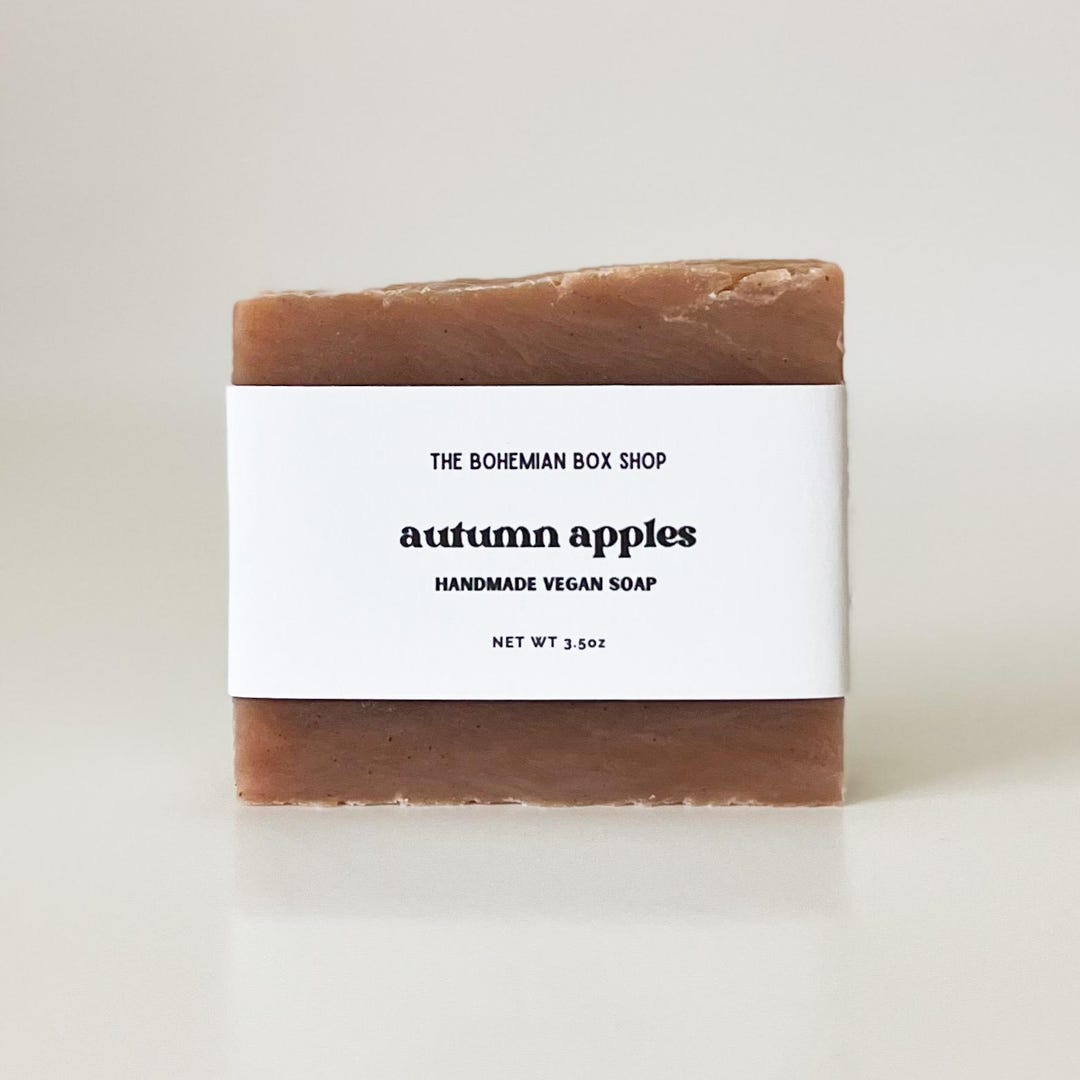 Autumn Apples Soap Bar - Natural Autumn Soap Bar - Fall Soap Bar ...
