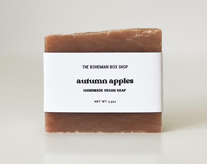 Autumn Apples Soap Bar - Natural Autumn Soap Bar - Fall Soap Bar ...
