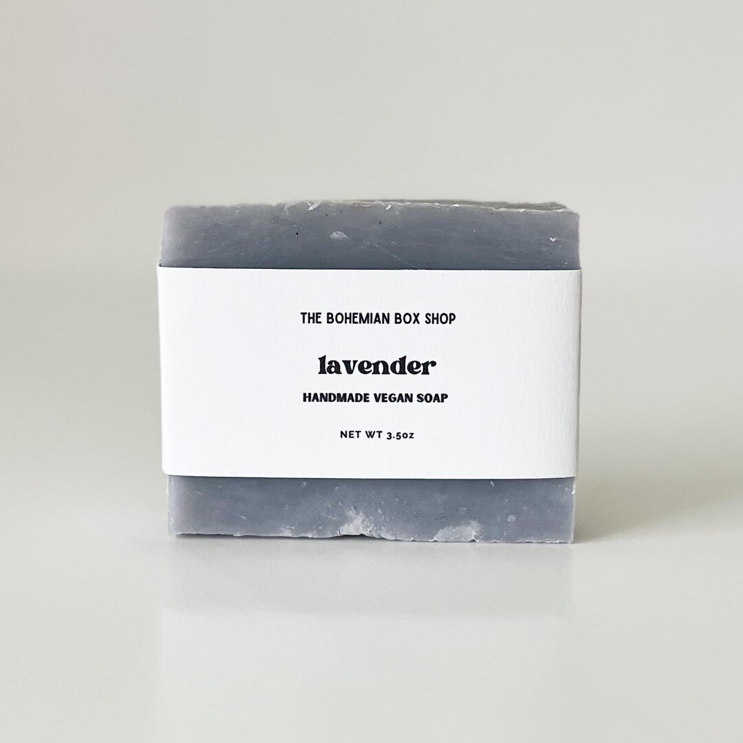 Lavender Soap Bar / Natural Lavender Soap Bar / Lavender Essential Oil ...