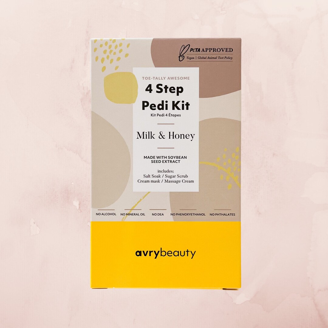 4 Step Pedi Kit Milk and Honey / Build a Box / Gift for Her, Spa Gift ...