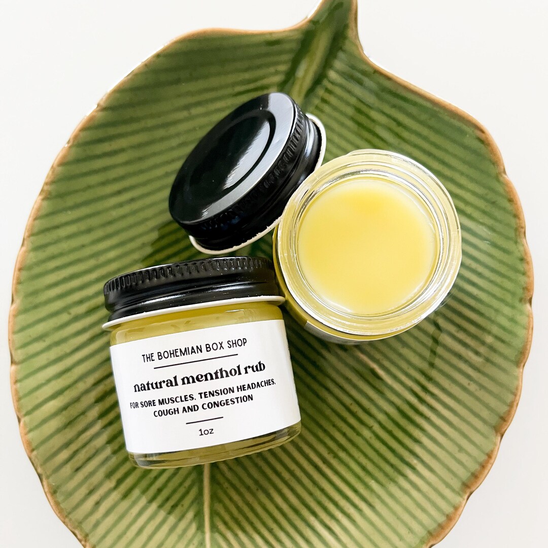 Natural Menthol Rub - 1oz Vapor Rub - Etsy