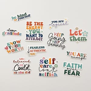 Know Your Worth Vinyl Sticker - Motivational, Self-care, Self-love ...
