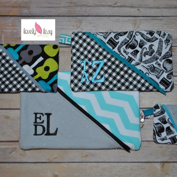 Diagonal Zipper Pouch Patterns - Etsy
