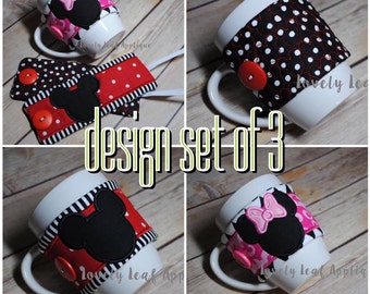 DIGITAL ITEM: Mug Wrap Design Set ITH Embroidery Design 5x7 | Etsy