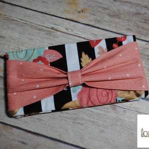DIGITAL ITEM: ITH Bow Checkbook Cover Embroidery Design - Etsy