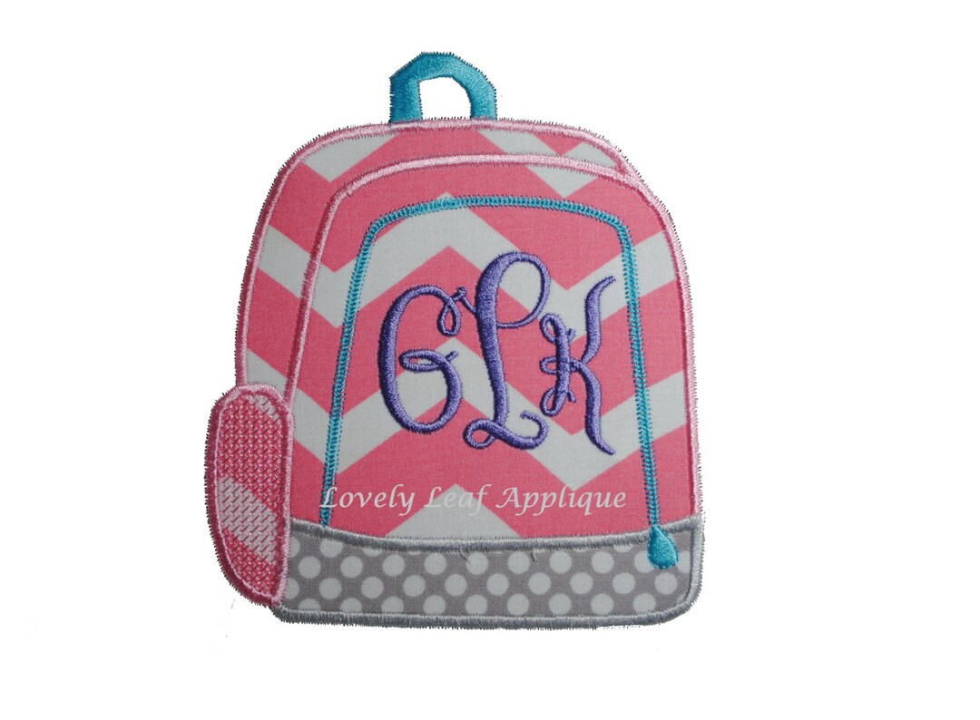 DIGITAL ITEM: Backpack Applique Design 4x4 and 5x7 - Etsy