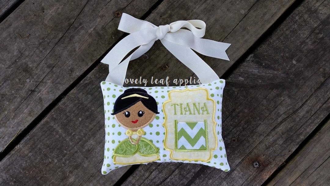 DIGITAL ITEM: Green Cajun Princess Inspired Tooth Fair Pillow ITH ...