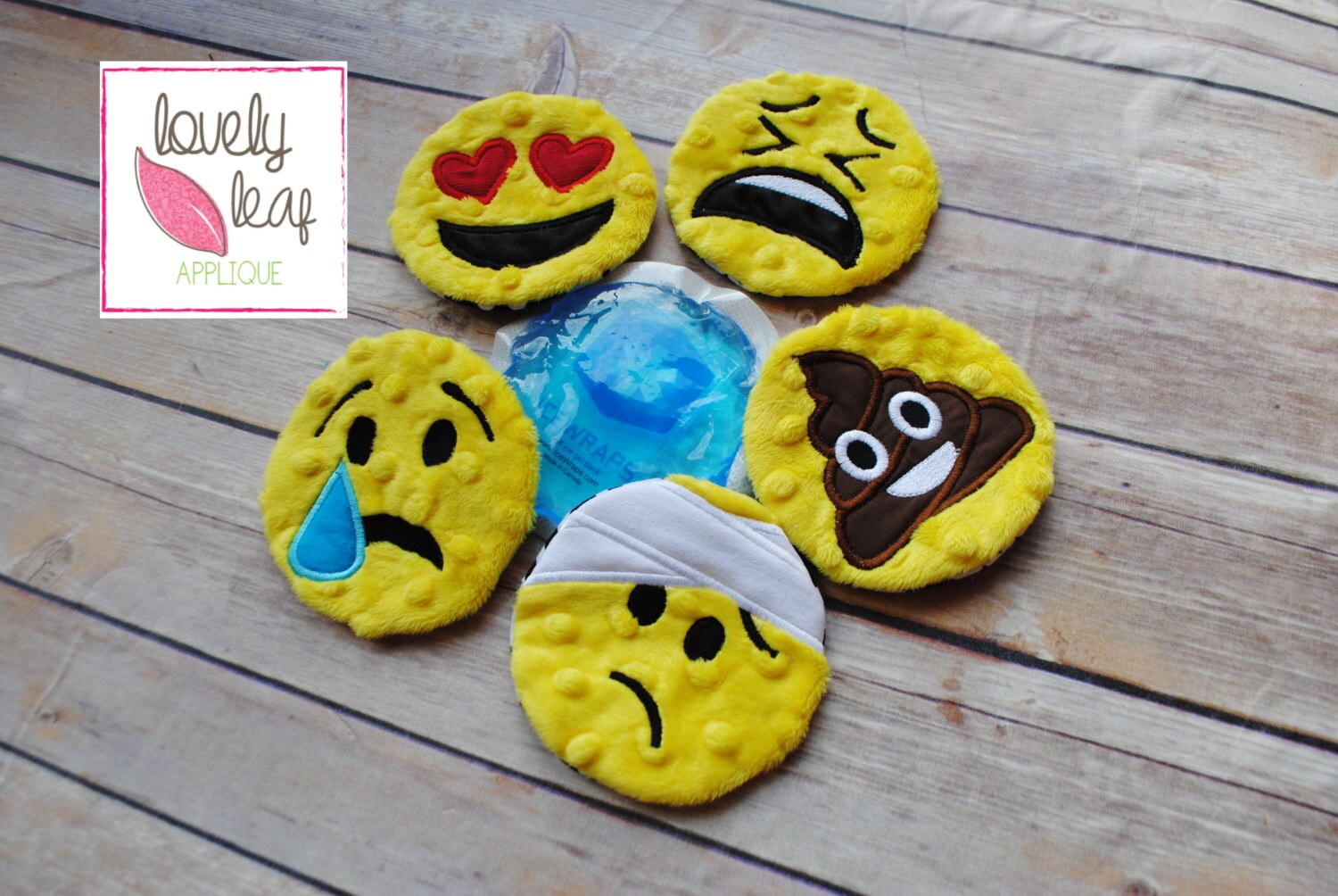 DIGITAL ITEM: Emo Faces ITH Ice Pack Pouches Embroidery Design | Etsy