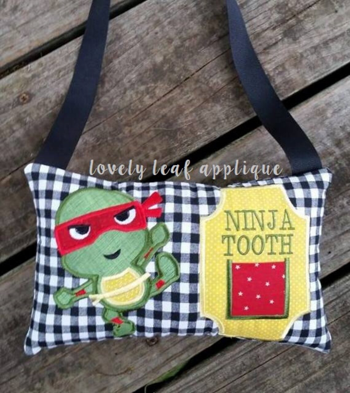DIGITAL ITEM: 6x10 Turtle Ninja Tooth Pillow ITH Design - Etsy