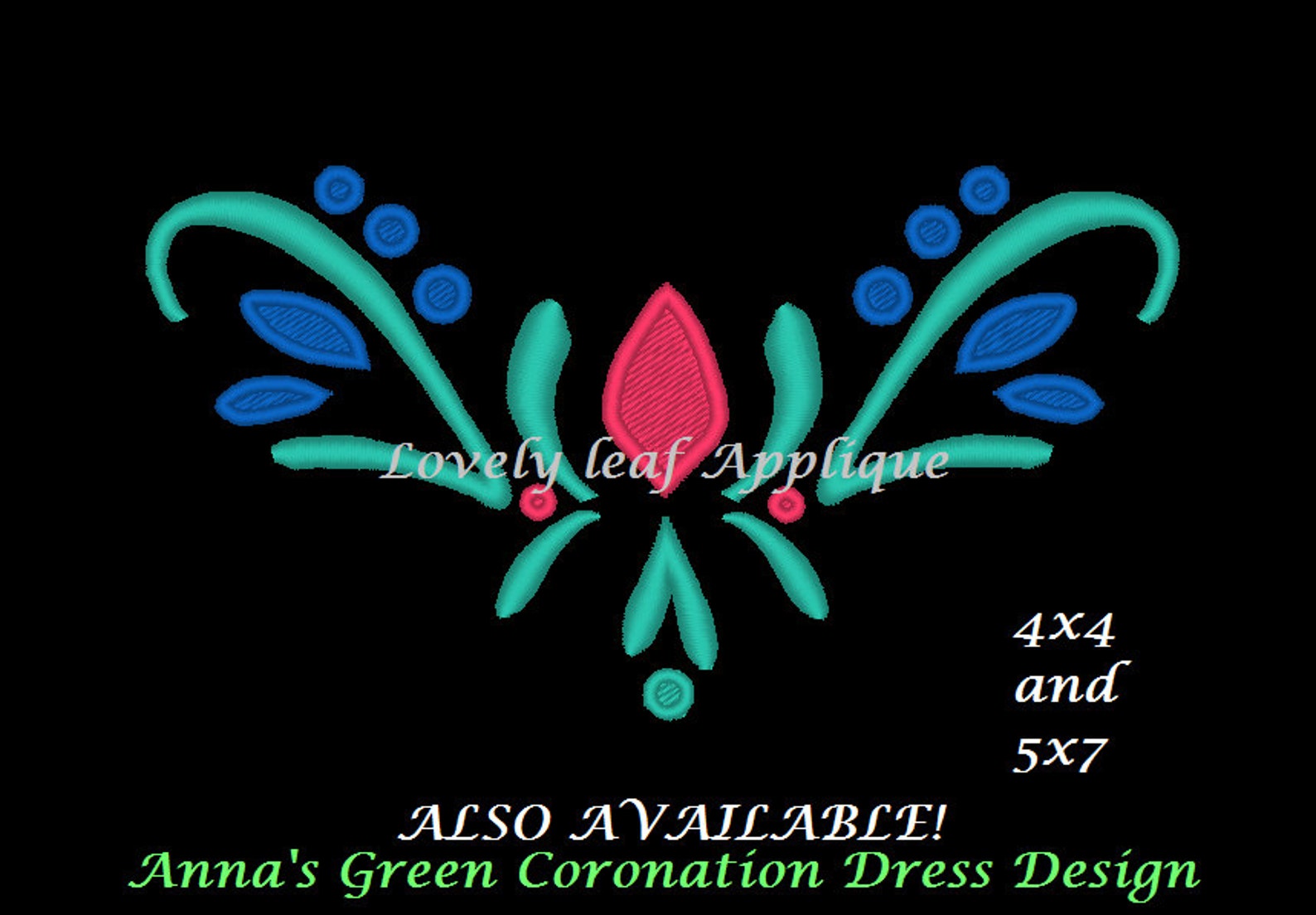 Anna Blue Dress Embroidery Design - Etsy