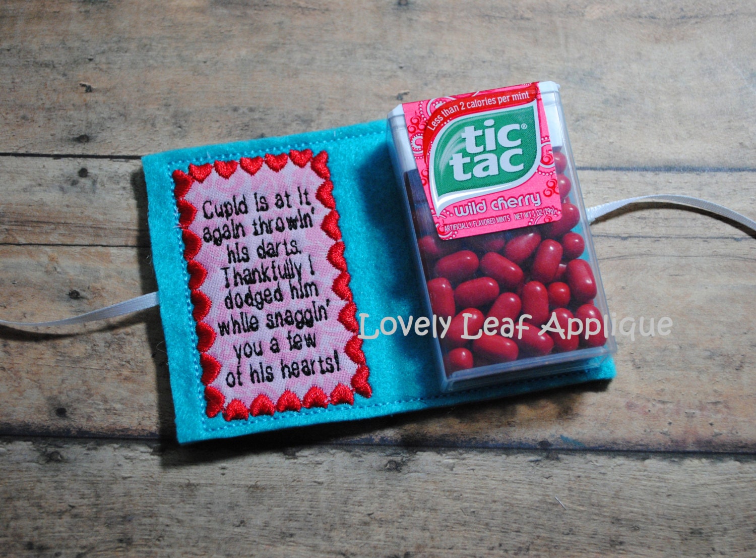 DIGITAL ITEM: Cupid Hearts Mint Holder ITH Applique Design With Blank ...