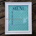 DIGITAL ITEM: Menu Board Embroidery Design 5x7, 6x10 and 8x12 - Etsy