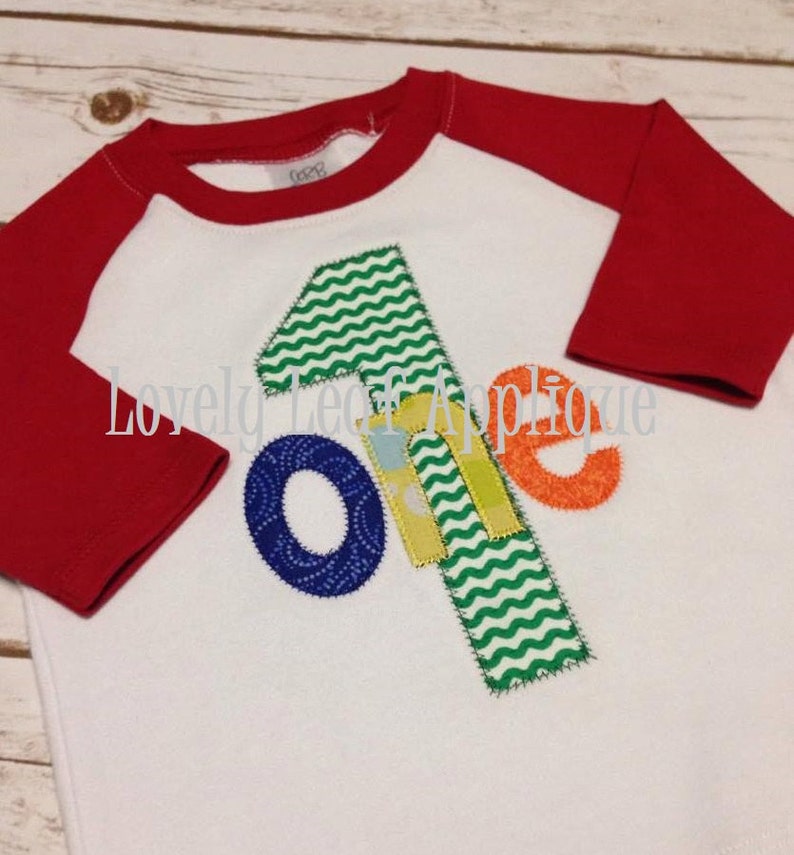 DIGITAL ITEM: One Over One Birthday Applique Design 2 Sizes - Etsy