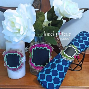 DIGITAL ITEM: In-the-hoop Labels, Gift Tags, Napkin Holders - Etsy