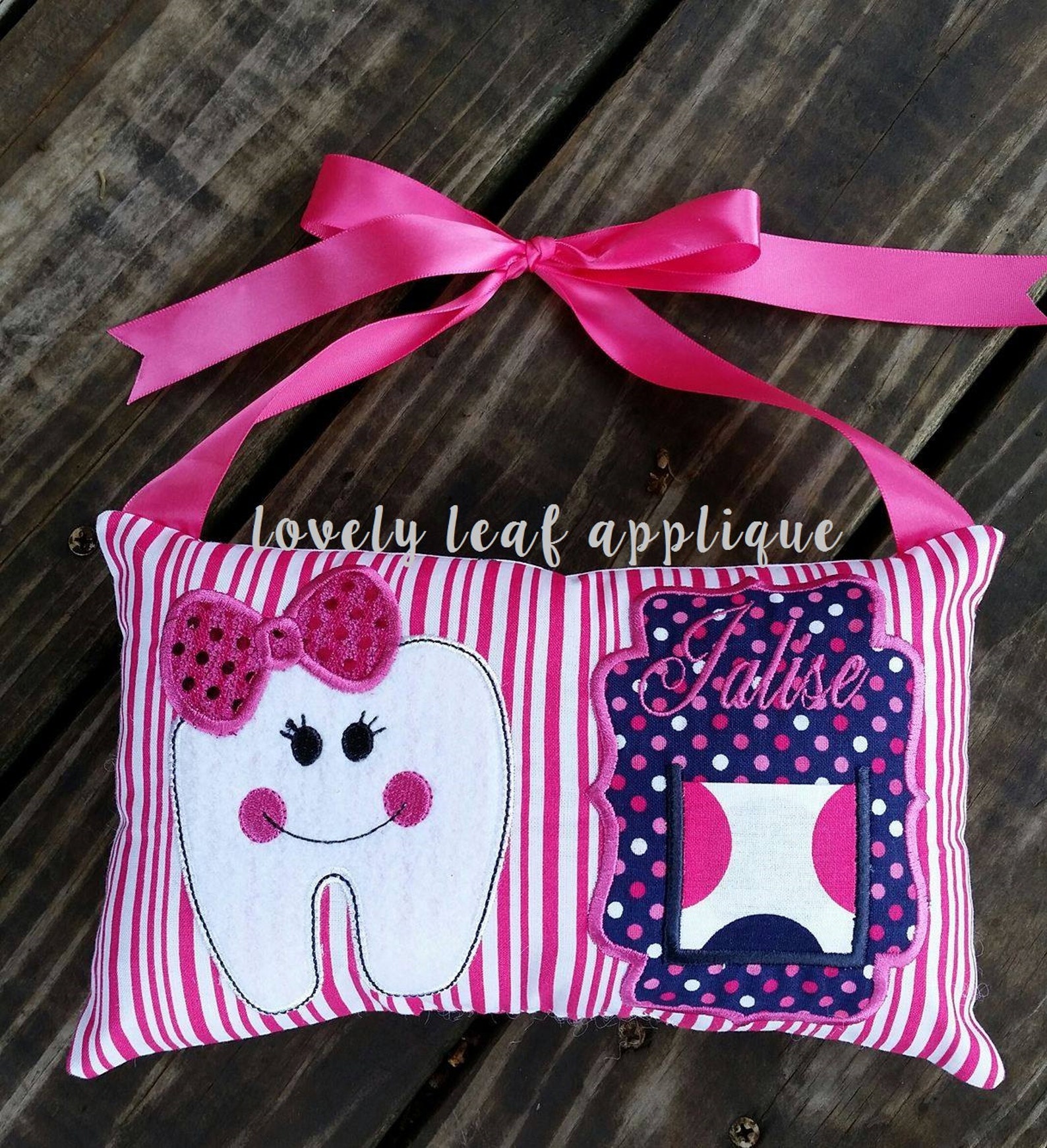 DIGITAL ITEM: 6x10 Girl Tooth Pillow ITH Design - Etsy