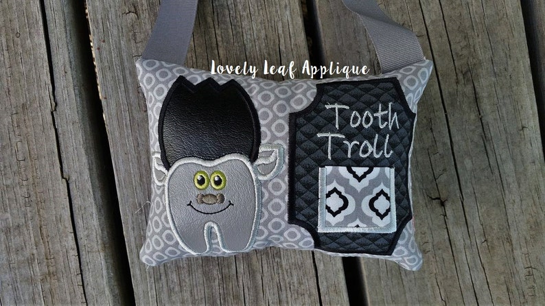 DIGITAL ITEM: 5x7 Troll Boy Tooth Pillow ITH Embroidery Design - Etsy