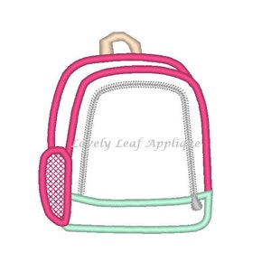 DIGITAL ITEM: Backpack Applique Design 4x4 and 5x7 - Etsy